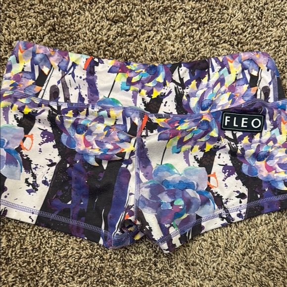 Fleo | Shorts | Fleo Purple And Blue Athletic Shorts Dynamic Design ...